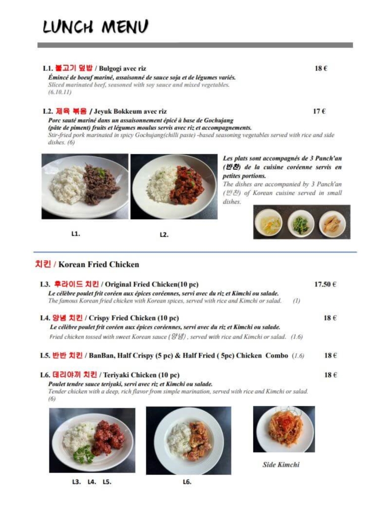 Sodam - korean restaurant - Restaurant Luxembourg